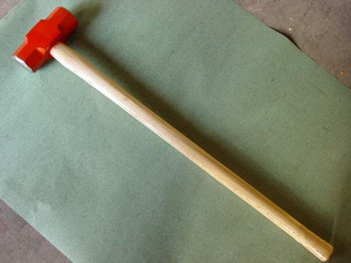 China 8LB Carbon Steel Materials American Type Sledge Hammer with Wooden/Plastic Handle  (XL0120) supplier