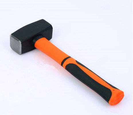 China Forged steel Stoning Hammer(XL0064) with painted surface and rubber handle, durable quality supplier