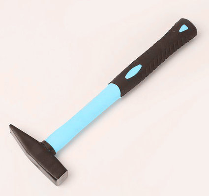 China Forged steel Machinist hammer(XL-0114) with Painted surface and double colors rubber handle supplier