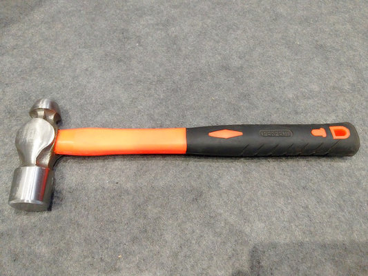 China Ball pein hammer(XL0051-2) with polishing surface, colors rubber handle, durable quality and good price supplier