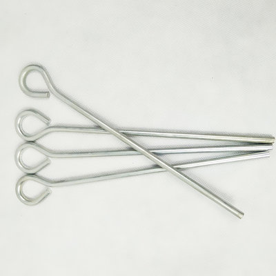 China 6.0MM thick steel pins galvanized surface good price outdoor Hardware supplier