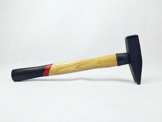 China DIN standard carbon steel materials Machinist Hammer with double colors wooden handle supplier