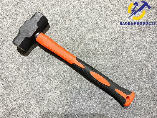 China Forged Steel Materials American Type Sledge Hammers With Black Powder Coated Surface And Plastic Handle supplier