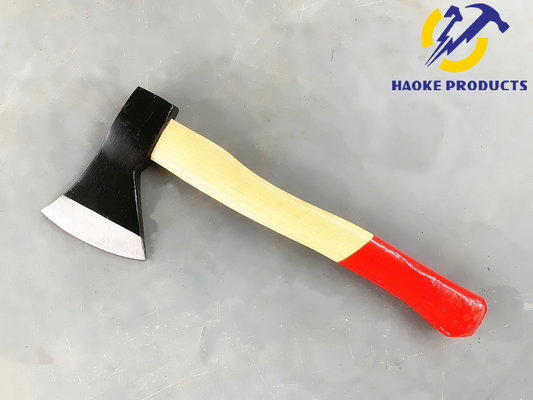 China 600G Size Forged Carbon Steel Axe With Red Color Wooden Handle (XL0133-8) supplier