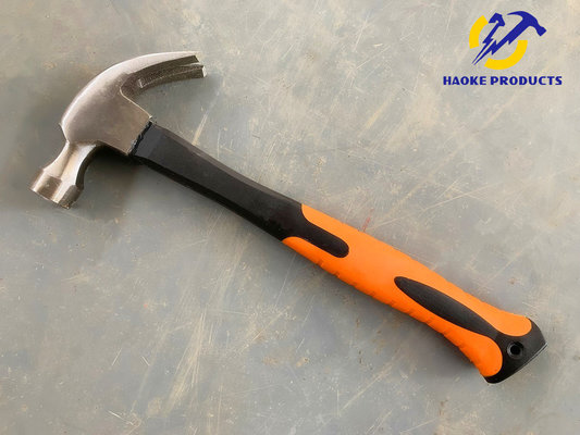 China The Most Durable 16OZ Carbon Steel Materials Claw Hammer With Yellow Color Plastic Handle (XL015-YELLOW) supplier