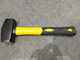 British Type Stoning hammer(XL-0087) painted surface, rubber handle, durable and good price hand construction tools supplier