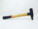 DIN standard carbon steel materials Machinist Hammer with double colors wooden handle supplier