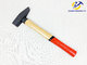 DIN Standard Forged carbon steel German Type Safety Machinist hammer with double color wooden handle supplier