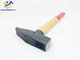 DIN Standard Forged carbon steel German Type Safety Machinist hammer with double color wooden handle supplier