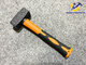 Forged Steel Materials German Type Stoning Hammer With Black Powder Coated Surface And Plastic Handle supplier
