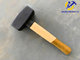 1000G Size Forged Steel Stoning Hammer With Yellow Color Wooden Handle (XL0057-YELLOW) supplier